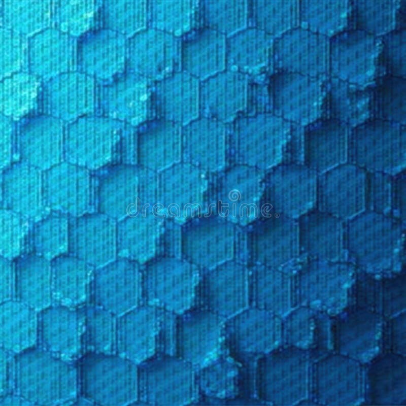 Abstract Blue Hexagonal Grid, Sharp Angles, Modern Design, Background ...