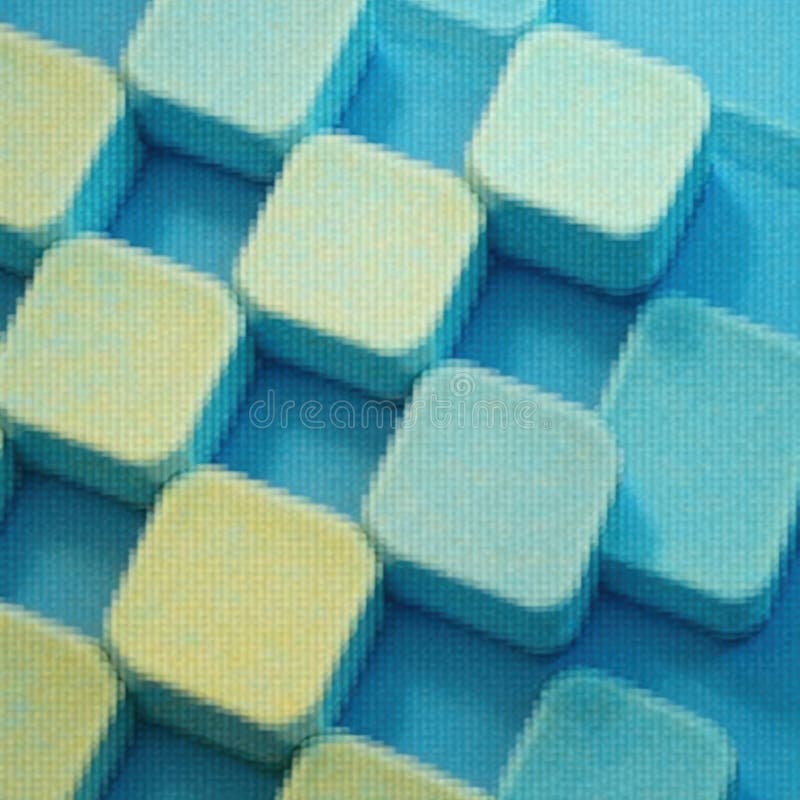 Abstract Blue Hexagonal Grid, Sharp Angles, Modern Design, Pattern ...