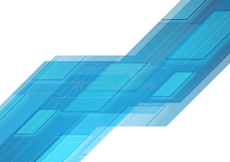 Abstract Blue Hi-tech Minimal Background Stock Vector - Illustration of ...