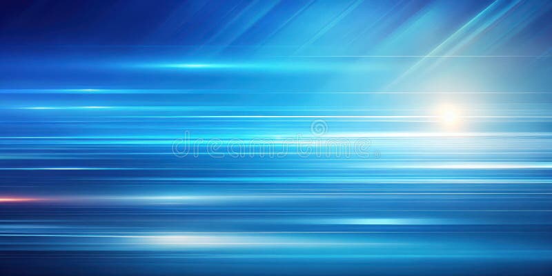 Abstract Blue Horizontal Light Streaks Background Image for Design ...