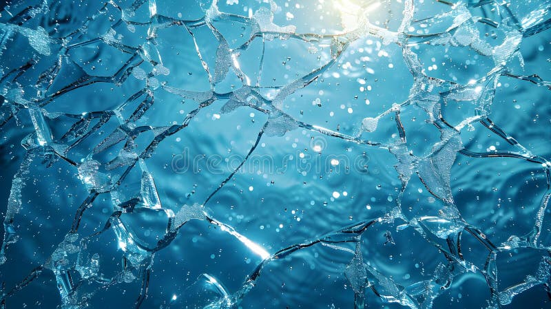 Abstract Blue Ice Background Stock Photo - Image of design, glassy ...