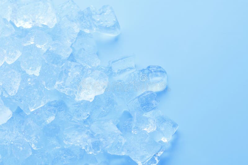 Abstract Blue Ice Cubes, Natural Water Background, Summer Concept Stock ...