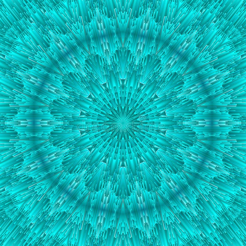 Abstract Blue Ice Pattern Symmetry. Winter Stock Illustration ...