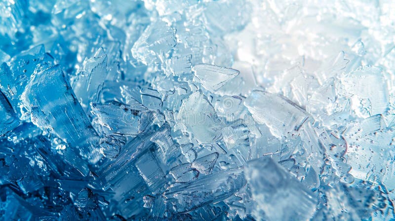 Abstract Blue Ice Texture Background with Frosty Patterns and Icy Hues ...