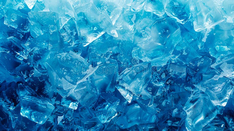 Abstract Blue Ice Texture Background with Frosty Patterns and Icy Hues ...