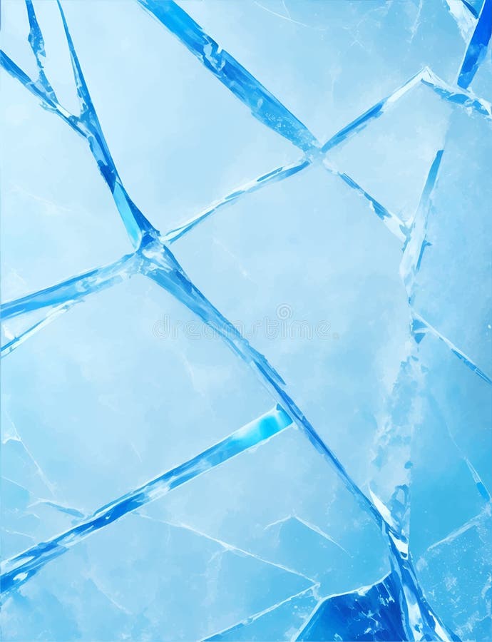 Abstract Blue Ice Texture Background, Winter, Blue Background with ...