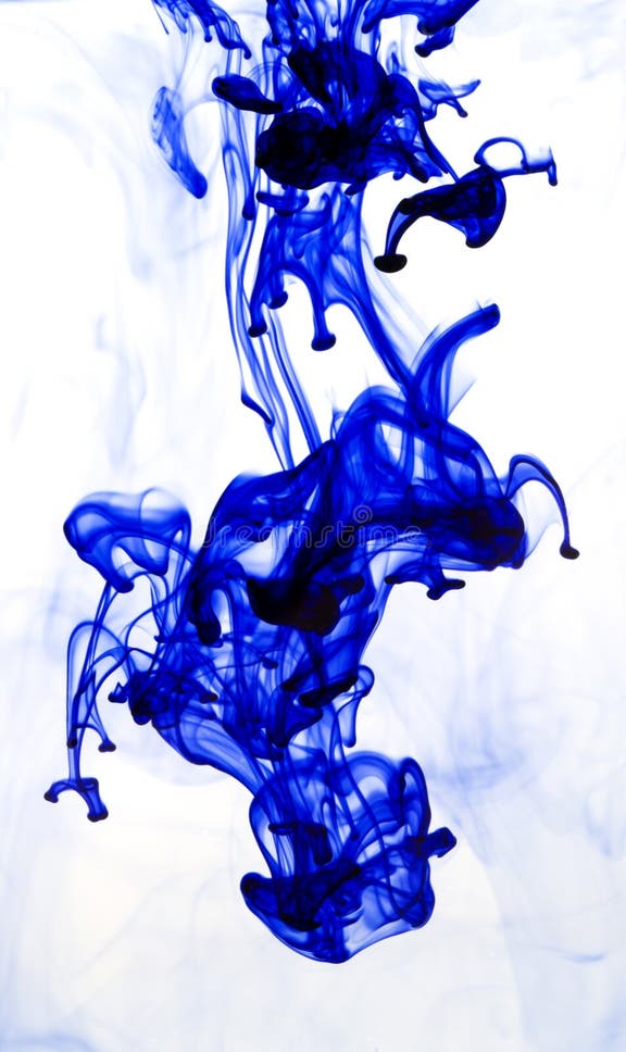 Abstract blue ink stock image. Image of alive, blue, droplet - 84786721