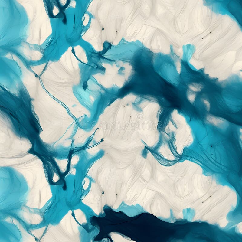 Abstract Blue Ink Swirls stock illustration. Illustration of abstract ...