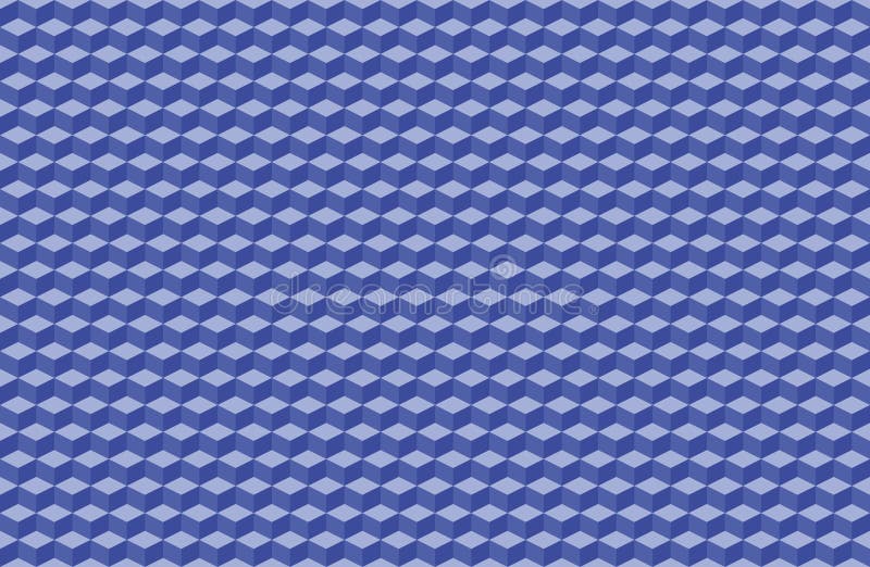 Abstract Blue Isometric Cube Pattern Background Stock Vector ...