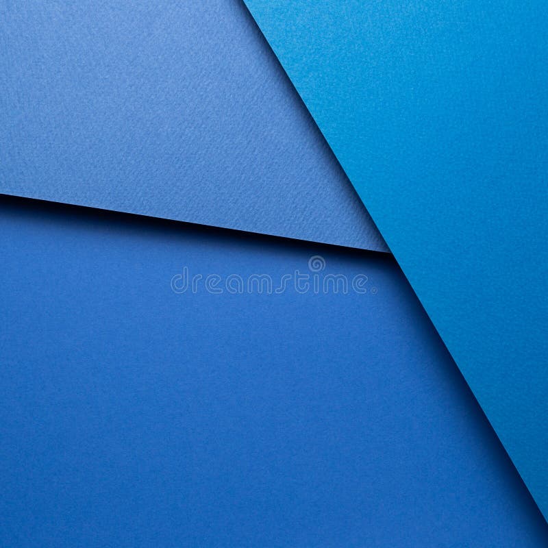 Abstract Blue Layered Color Paper Stock Photo - Image of layered, cover ...