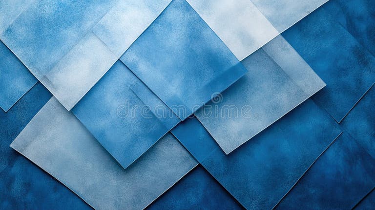 Abstract Blue Layered Square Pattern Background Texture Stock ...