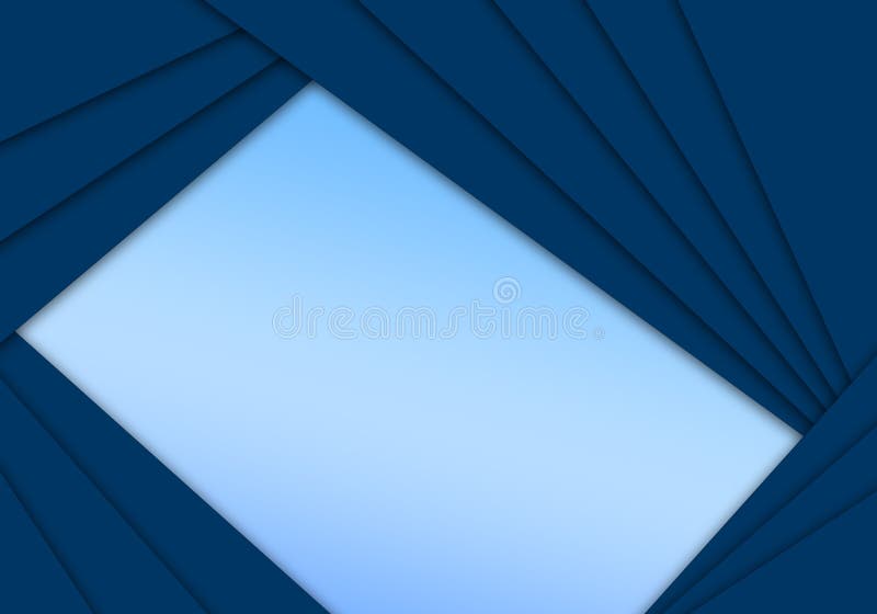 Abstract Blue Layers Background Stock Illustration - Illustration of ...