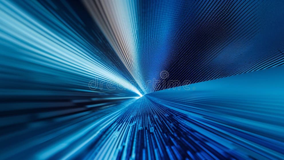 Abstract Blue LED Screen Texture with Depth and Gradient Effect Stock ...