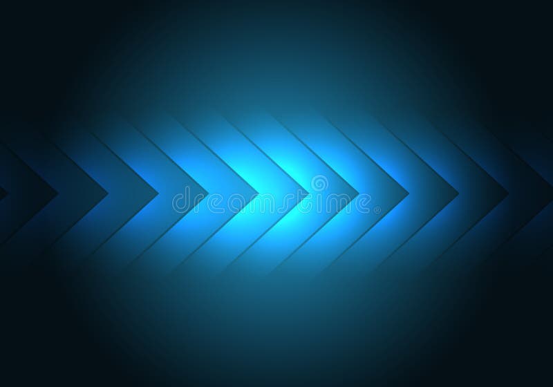 Abstract Blue Light Arrow Direction Pattern Design Modern Futuristic ...