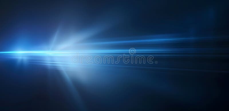 Abstract Blue Light Beam Banner Design Stock Illustration ...