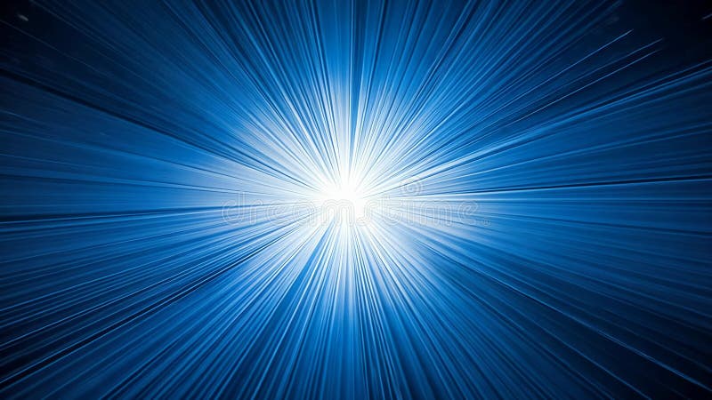 Abstract Blue Light Burst in Dynamic Motion Stock Video - Video of ...