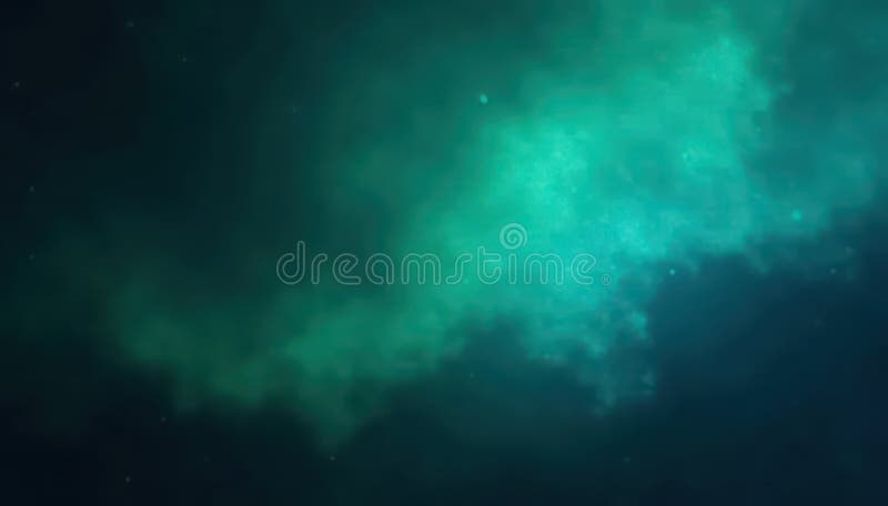 Abstract Blue Light Burst, Green Gradient Noise , Blurred, Magical ...