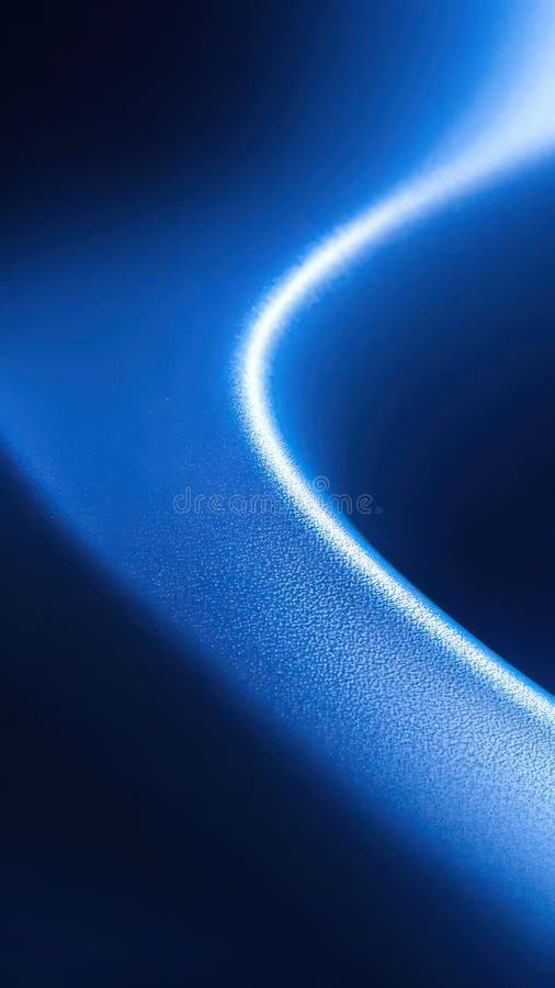 Abstract Blue Light Curve Gradient on Dark Background for Design ...