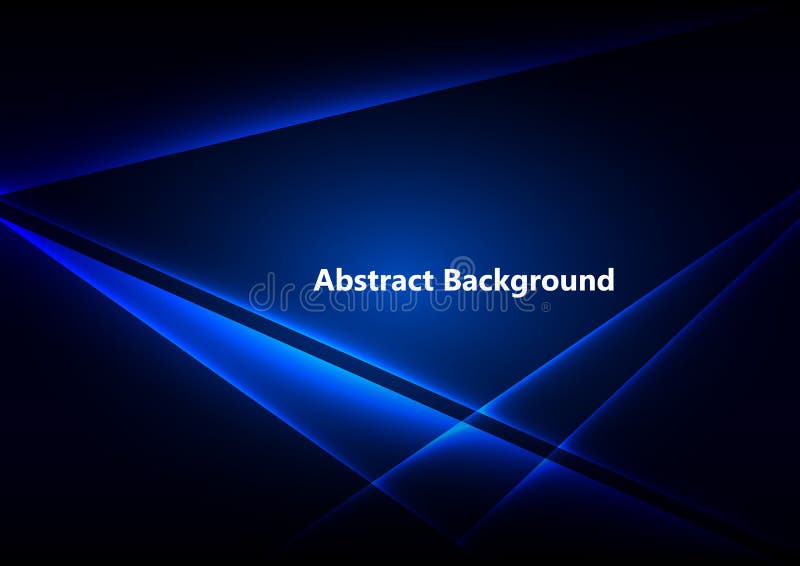 Abstract Blue Light Design Concept Background, Vector Illustration ...