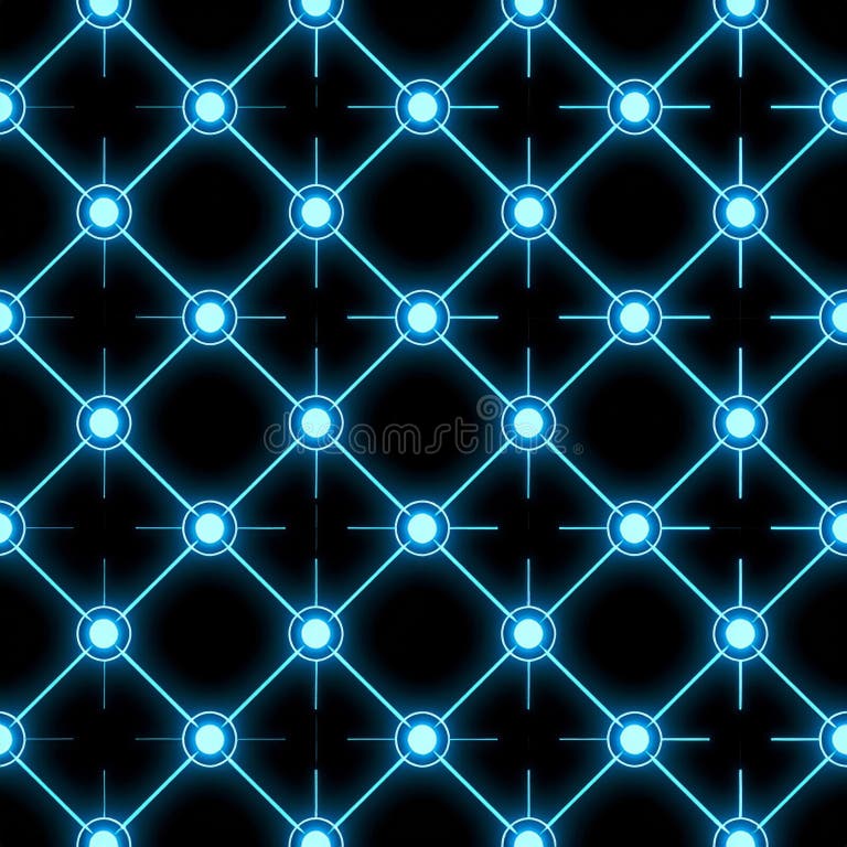 Abstract Blue Light Grid Pattern Background Stock Illustration ...
