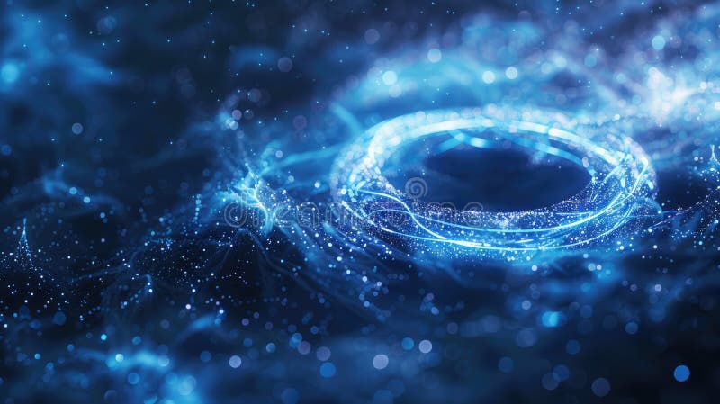 Abstract of Blue Light Particle Effect in Digital Technology Design ...