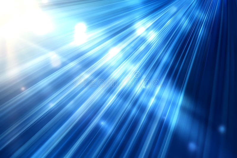 Abstract Blue Light Rays Background Stock Illustration - Illustration ...