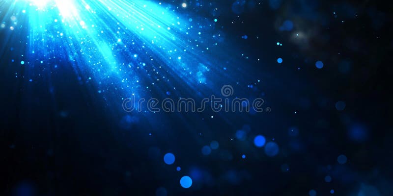 Abstract Blue Light Rays Background, Sparkling High Quality Image Stock ...