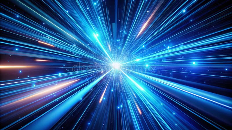 Abstract Blue Light Rays Dynamic Energy Patterns for Design Inspiration ...