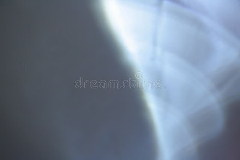 Abstract Blue Light Reflection on the Wall. Natural Blue Light. Stock ...