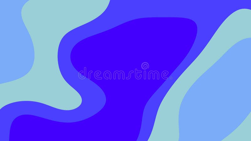Abstract Blue and Light Blue Shapes Form a Flowing Background Stock ...