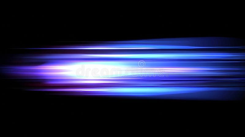 Abstract Blue Light Speed Motion, Horizontal Lens Flare Pack, Laser ...