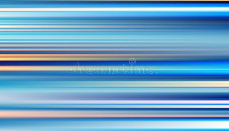 Abstract Blue Light Trails in the Dark, Motion Blur Effect. Motion Blur ...