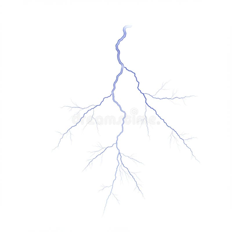 Abstract Blue Lightning Bolt Pattern on White Background Stock ...