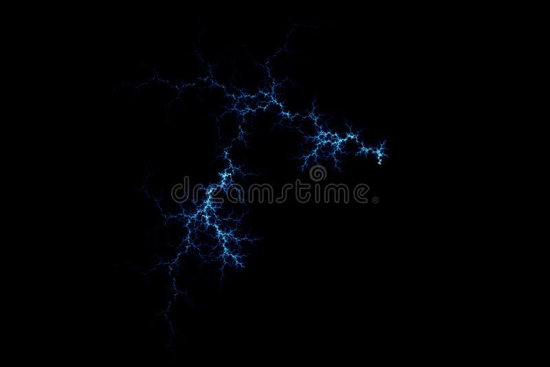 Abstract Blue Lightning Design Stock Illustration - Illustration of ...