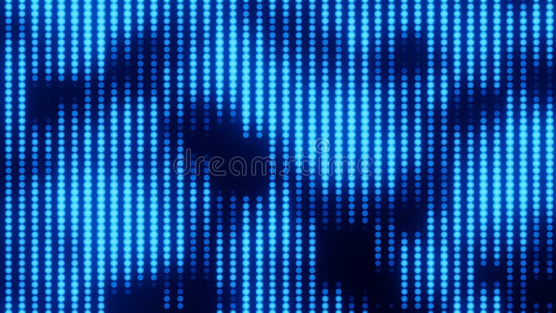 Abstract Blue Lights Bokeh Equalizer Bar Effect.Technology Particles ...