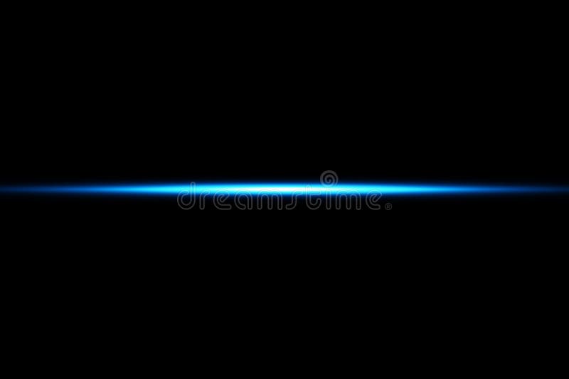 Abstract Blue Lights Lines on Black Background Vector Illustration. a ...