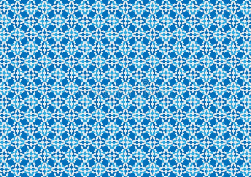 Abstract Blue Line Circle Minimal Pattern Decoration Soft Background ...