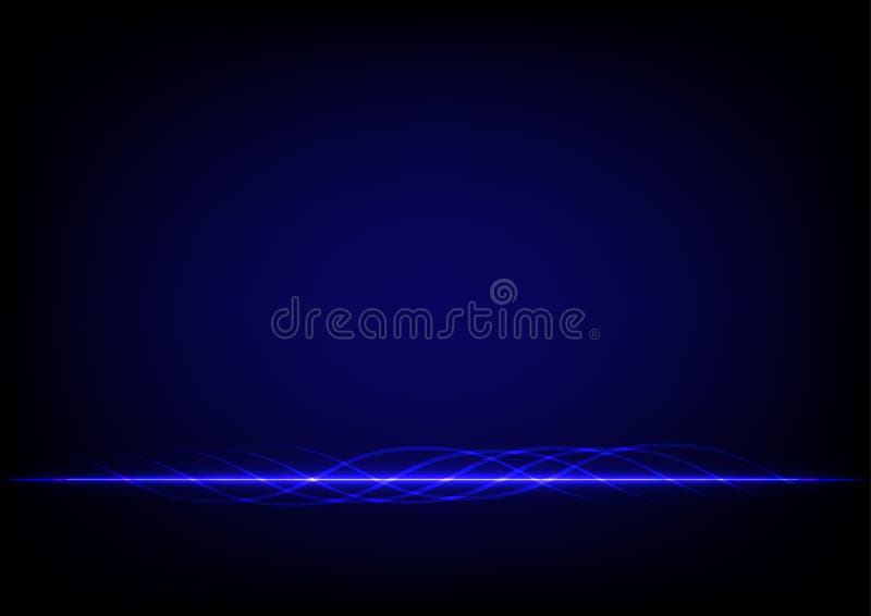 Abstract Blue Line Design on Blue Blackground Stock Vector ...
