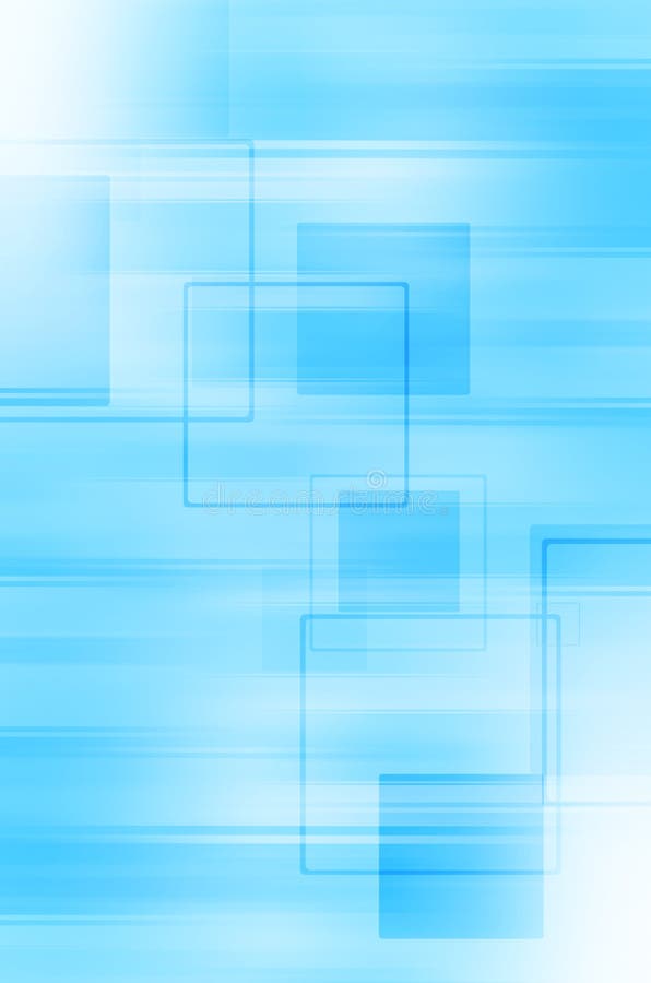 Abstract Blue Line and Square Background Stock Illustration ...