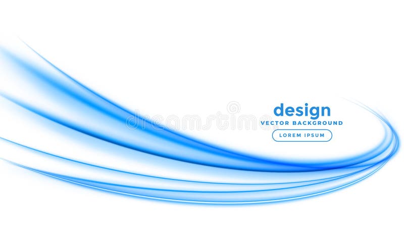 Abstract Blue Line Streak Wave Background Design Stock Vector ...