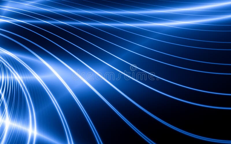 Abstract blue lines stock illustration. Illustration of waves - 21156929