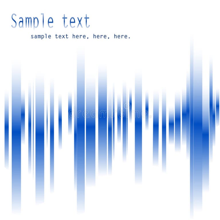 Abstract blue lines stock vector. Illustration of band - 7432886