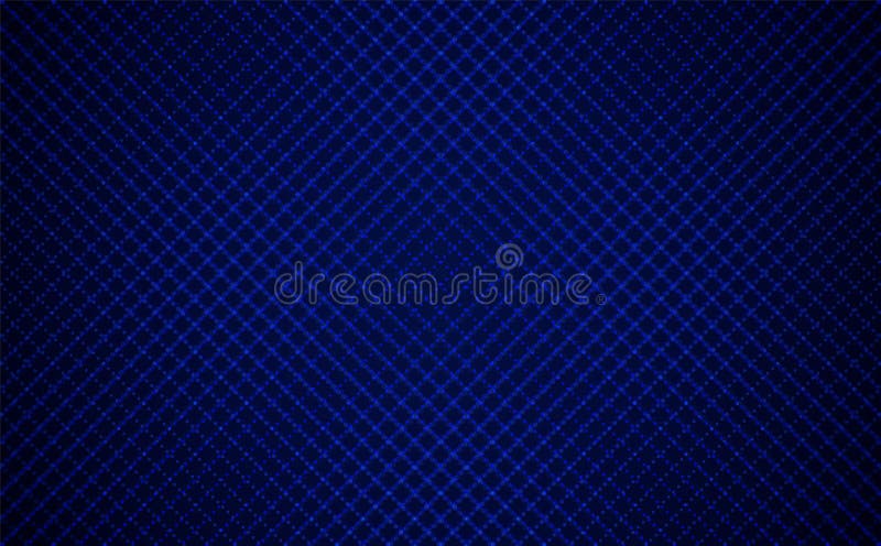 Abstract Blue Lines Dots Vector Background Stock Vector - Illustration ...