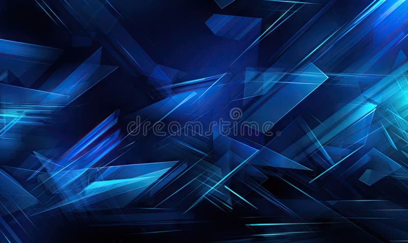 Abstract Blue Lines Wallpaper. Creative Lighting Banner. for Banner ...