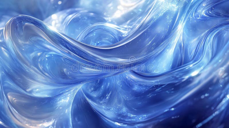 Abstract Blue Liquid Swirl Background Texture Stock Illustration ...