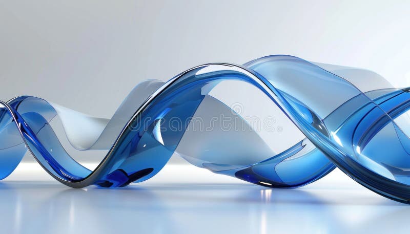Abstract Blue Liquid Wave Design Stock Illustration - Illustration of ...