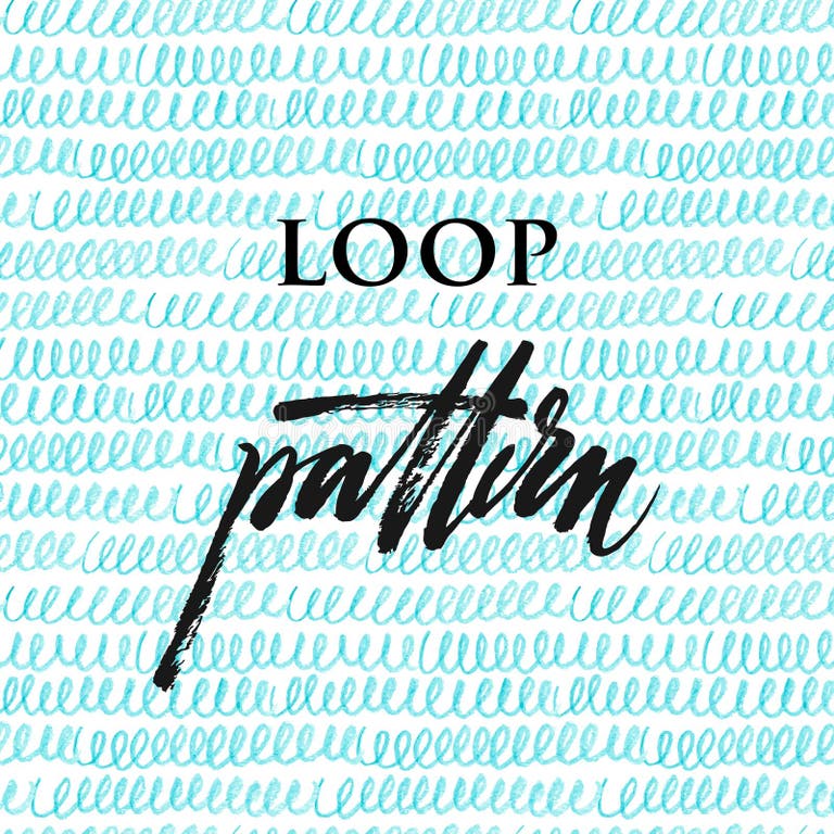 Abstract blue loop pattern stock vector. Illustration of decor - 41316883