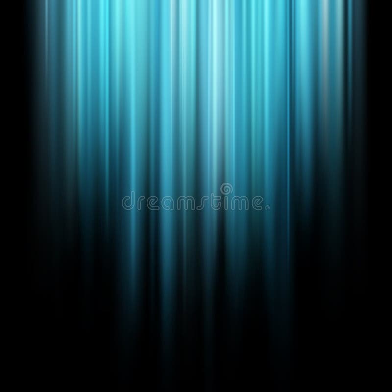 Abstract Blue Magic Light Rays Over Dark Background. EPS 10 Stock ...