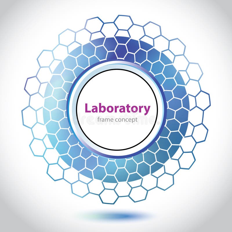 Abstract Blue-violet Laboratory Background. Stock Vector - Illustration ...