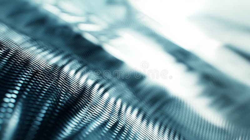 Abstract Blue Metallic Background with Shallow Depth of Field Creating ...